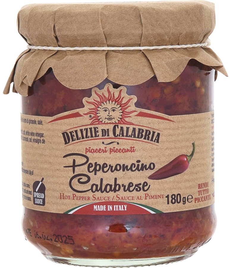 Delizie di Calabria - Minced Chili Peppers 180g | BORGOVIVO SHOP